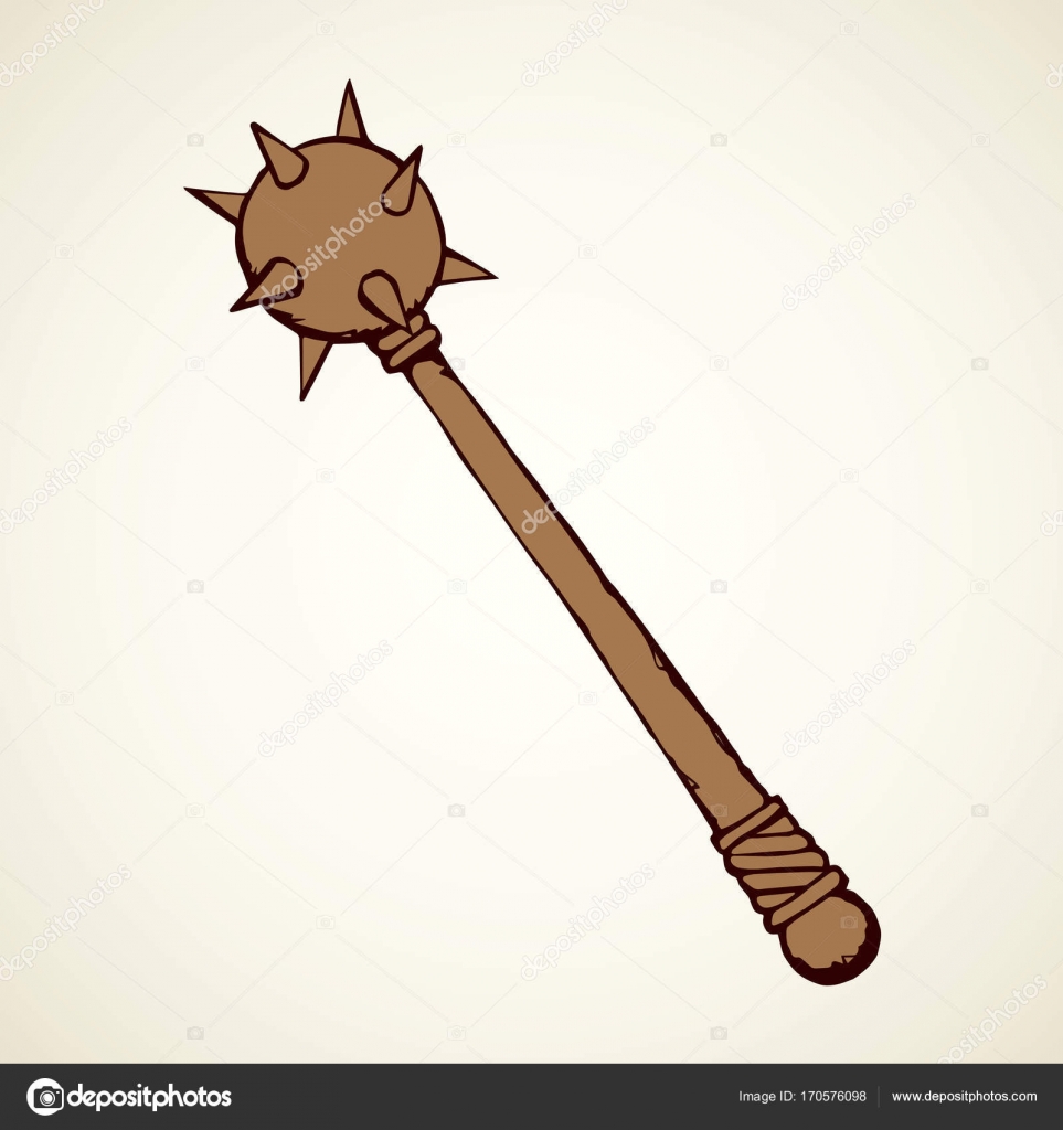 Mace Weapon Drawing
