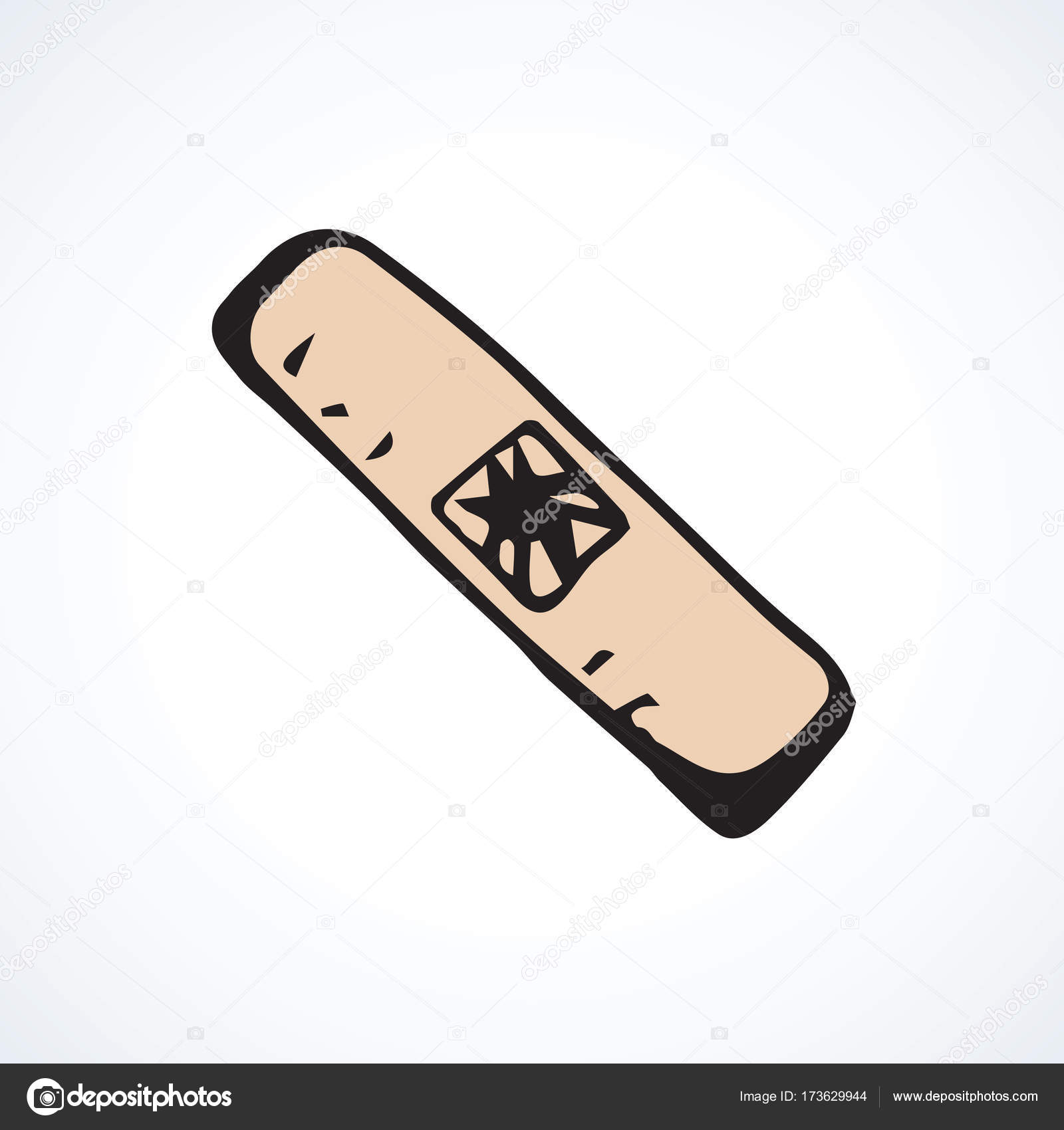 Plaster. Vector drawing Stock Vector Image by ©Marinka #173629944