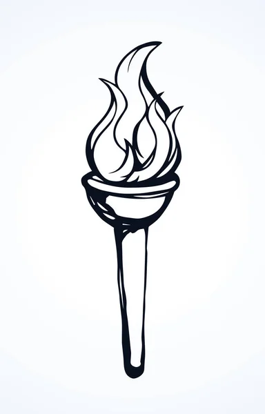 Torch. Vector drawing Stock Vector Image by ©Marinka #184696544
