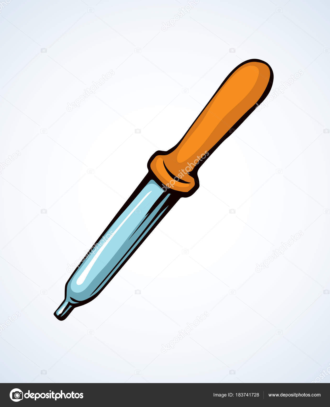 Pipette. Vector drawing Stock Vector by ©Marinka 183741728