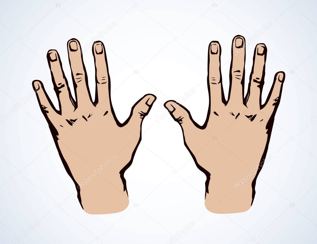 Manos Extendidas Dibujo