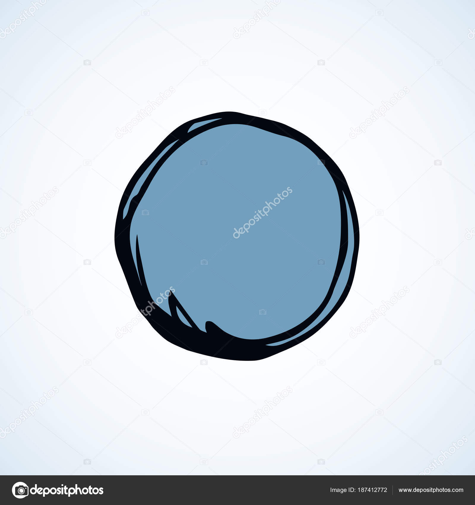 Planet. Vector drawing Stock Vector by ©Marinka 187412772
