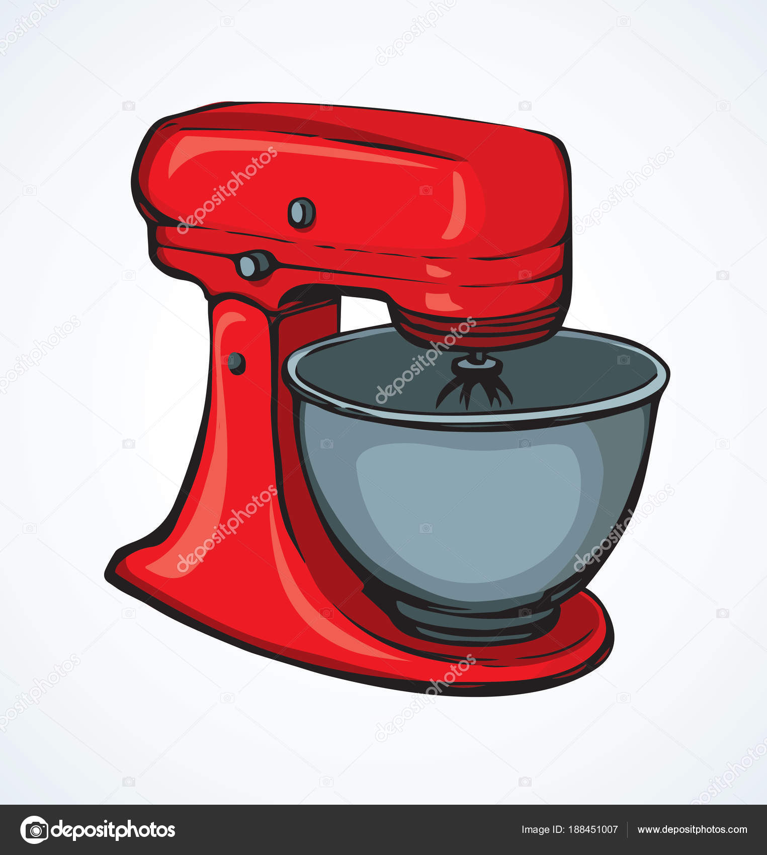 Electric Mixer Drawing