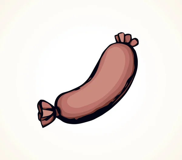 Sausage drawing Vector Art Stock Images | Depositphotos