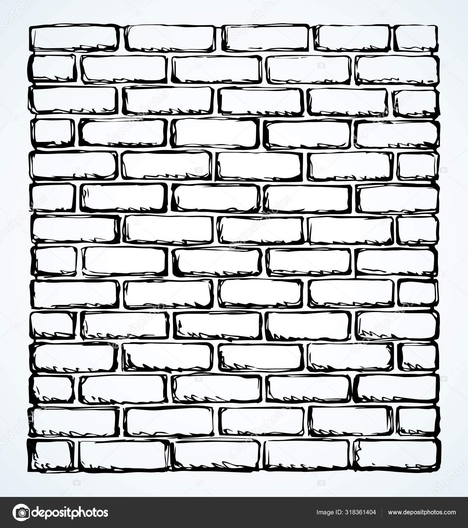 Brick. Vector drawing Stock Vector Image by ©Marinka #318361404
