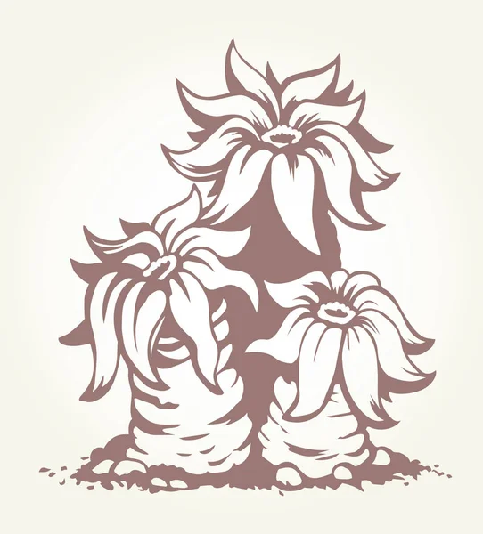 Undersea world. Seaweed. Vector drawing Stock Vector Image by ©Marinka ...