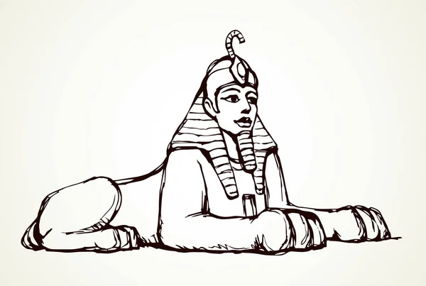 Egyptian Sphinx Drawing