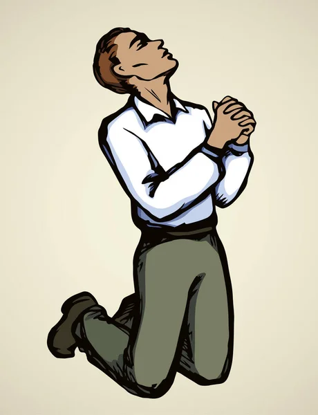 Imagen vectorial de la persona que ora 2023