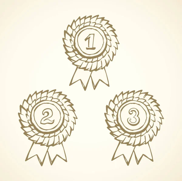 Medalla. Dibujo vectorial Vector de stock #183673370 de ©Marinka