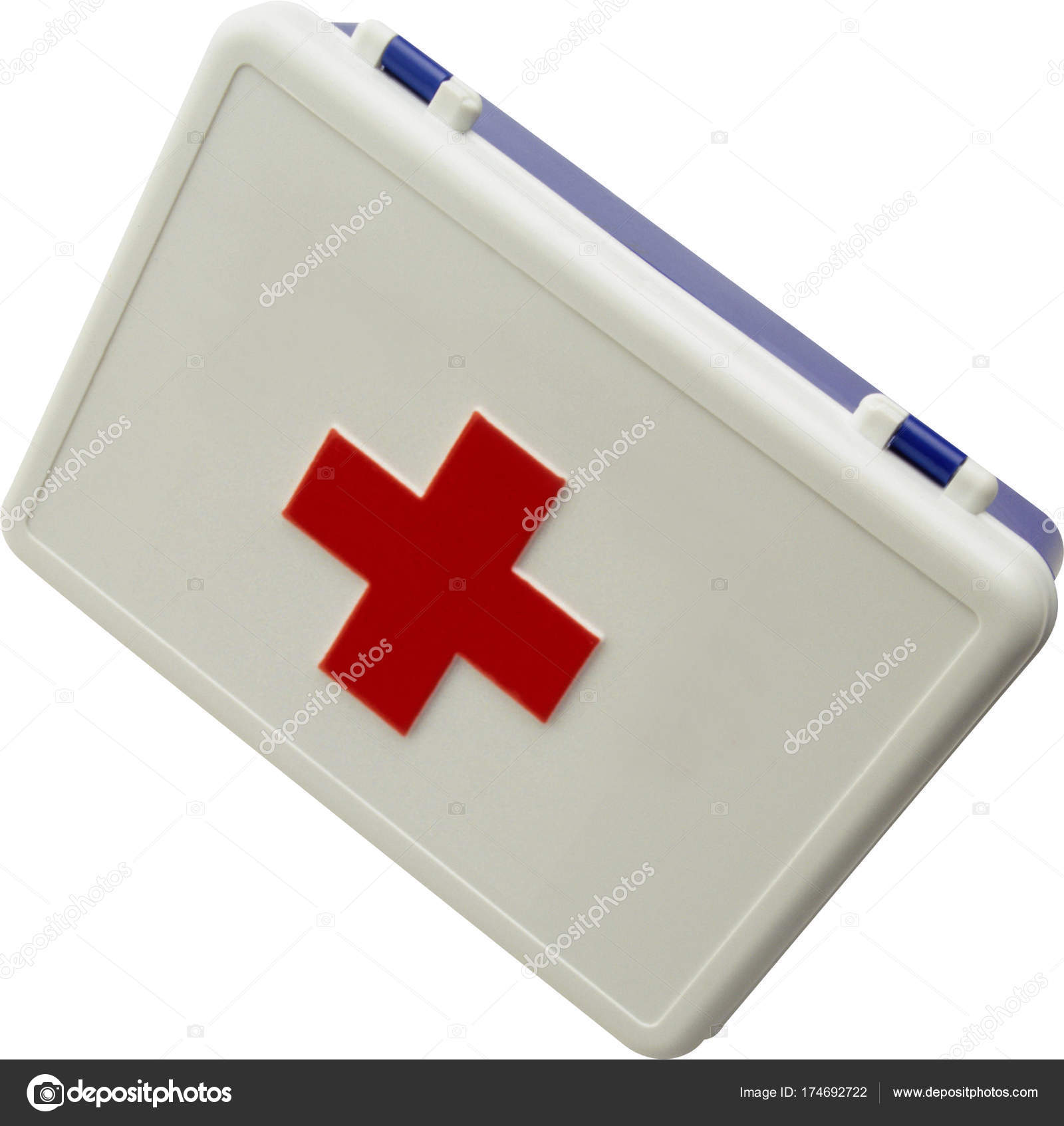 First Aid Kit Box Storing Medicines Surgical Instruments — Stock Photo ...