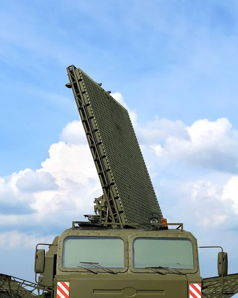 Radar antenna of the air defence system – Stock Editorial Photo ...