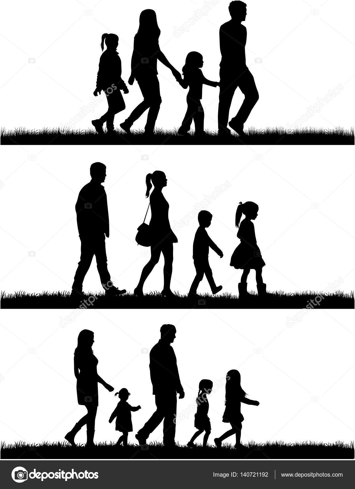 Family Walking Icon