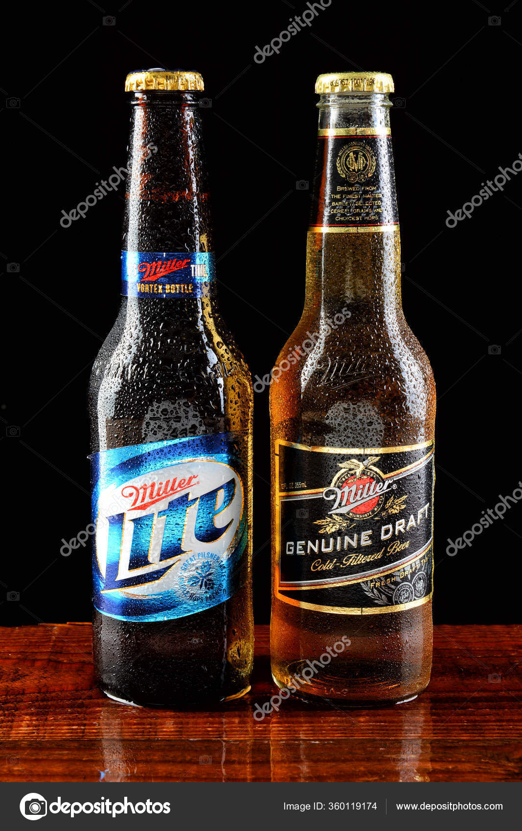 Miller Lite Beer Bottle