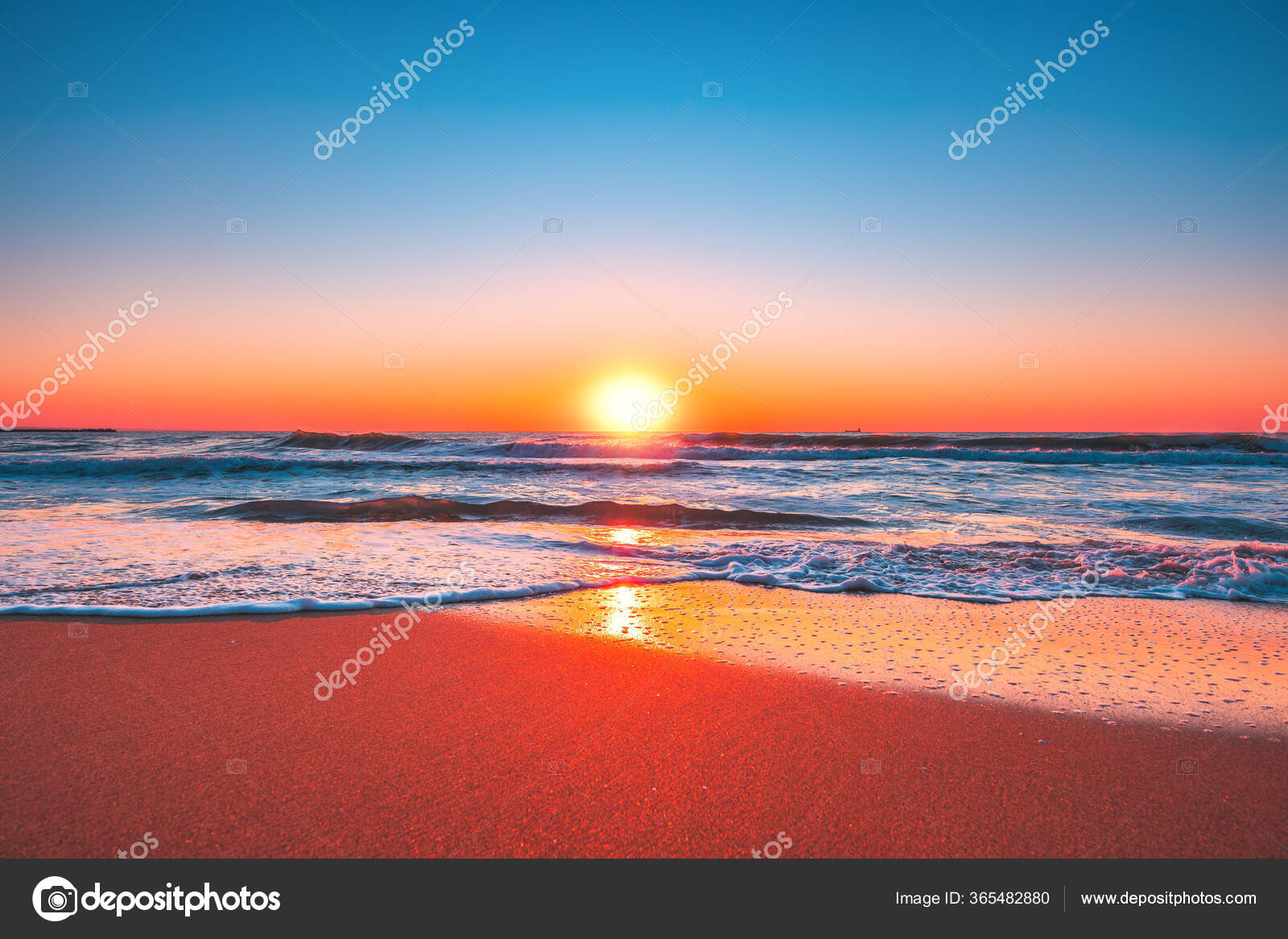 Clear Sunset Sky Beach Colourful November Sunset At Kilchoman Beach,