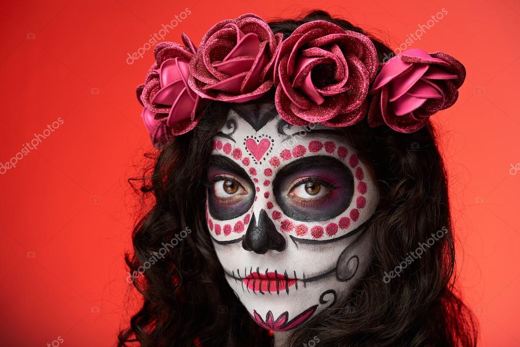 Retrato de la cara del cráneo — Foto de stock #126522242 © dimarik