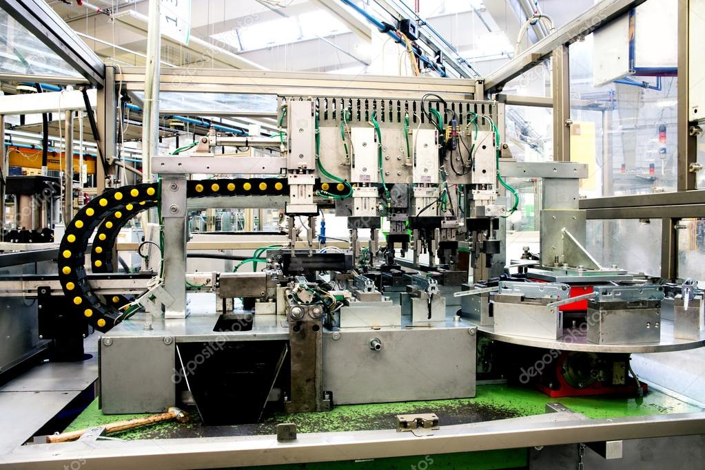 Industrial automation: automatic lines and robotic Stock Photo by ...