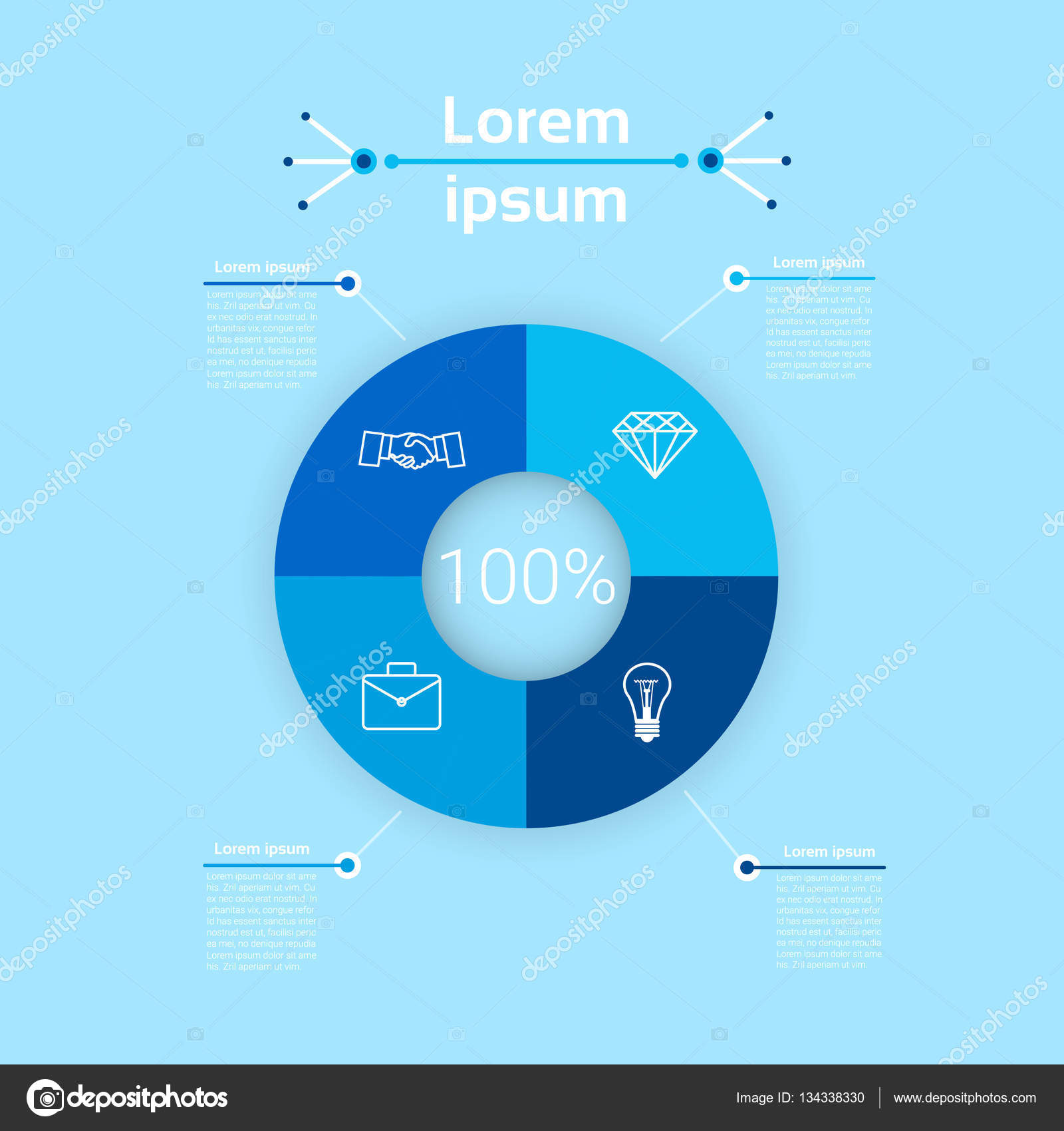 Graph Set Finance Diagram Infographic Icon Financial Business Chart ...