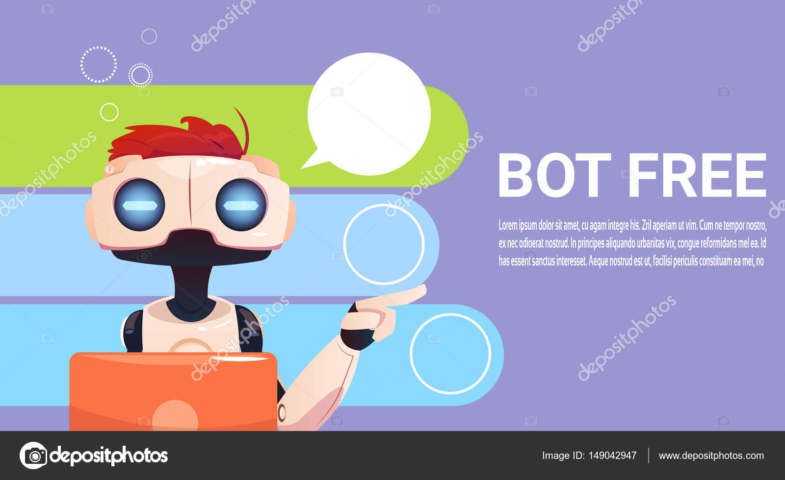 Chat Bot Using Laptop Computer, Robot Virtual Assistance Of Website Or ...