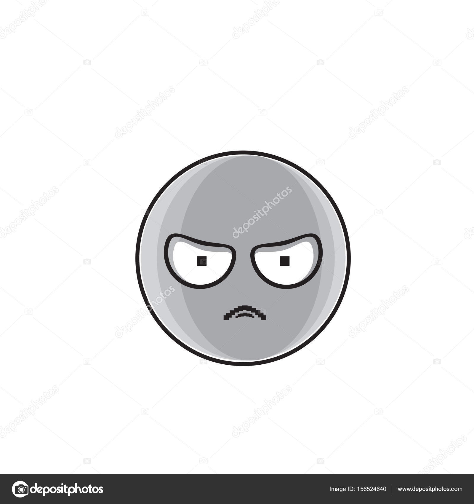 Angry Cartoon Face Negative People Emotion Icon Stock Vector by ©mast3r ...
