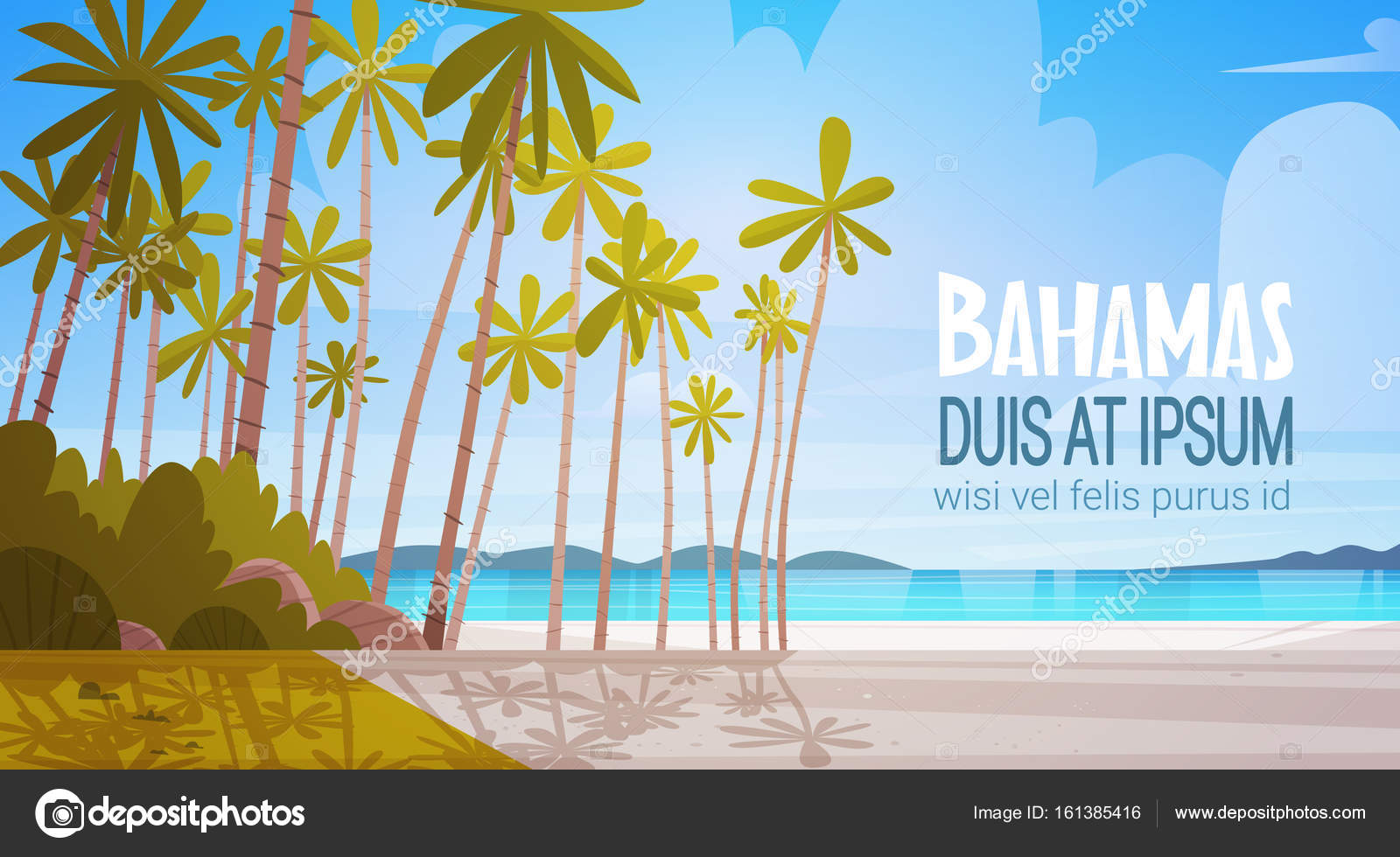 Bahamans Sea Shore Beach Beautiful Seaside Landscape Summer Vacation ...