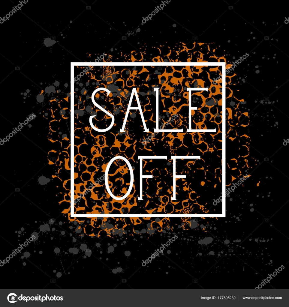 Sale Off Poster Background Grunge Paint Splatter Black Friday Discount ...