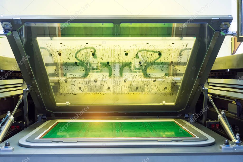 Robotic System Automatic Microchip Production Printed Circuit Boards