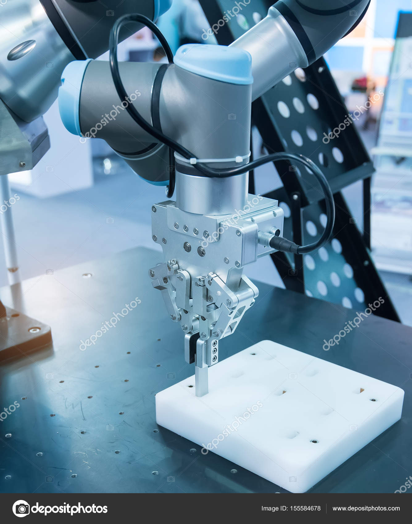 Artificial Intelligence Machine Industrial Manufacture Factory — Stock ...