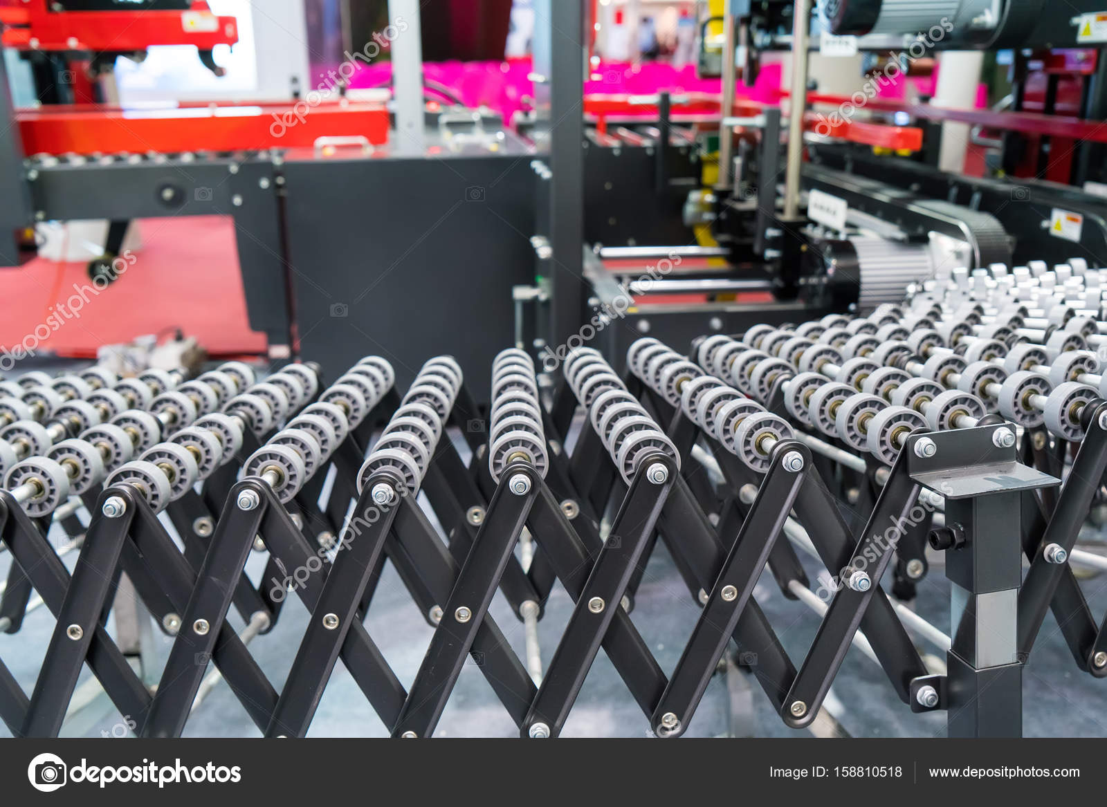 Robotic Arm Production Line Automatic Conveyor Belt Industry Track Stock Photo by ©firefox 158810518