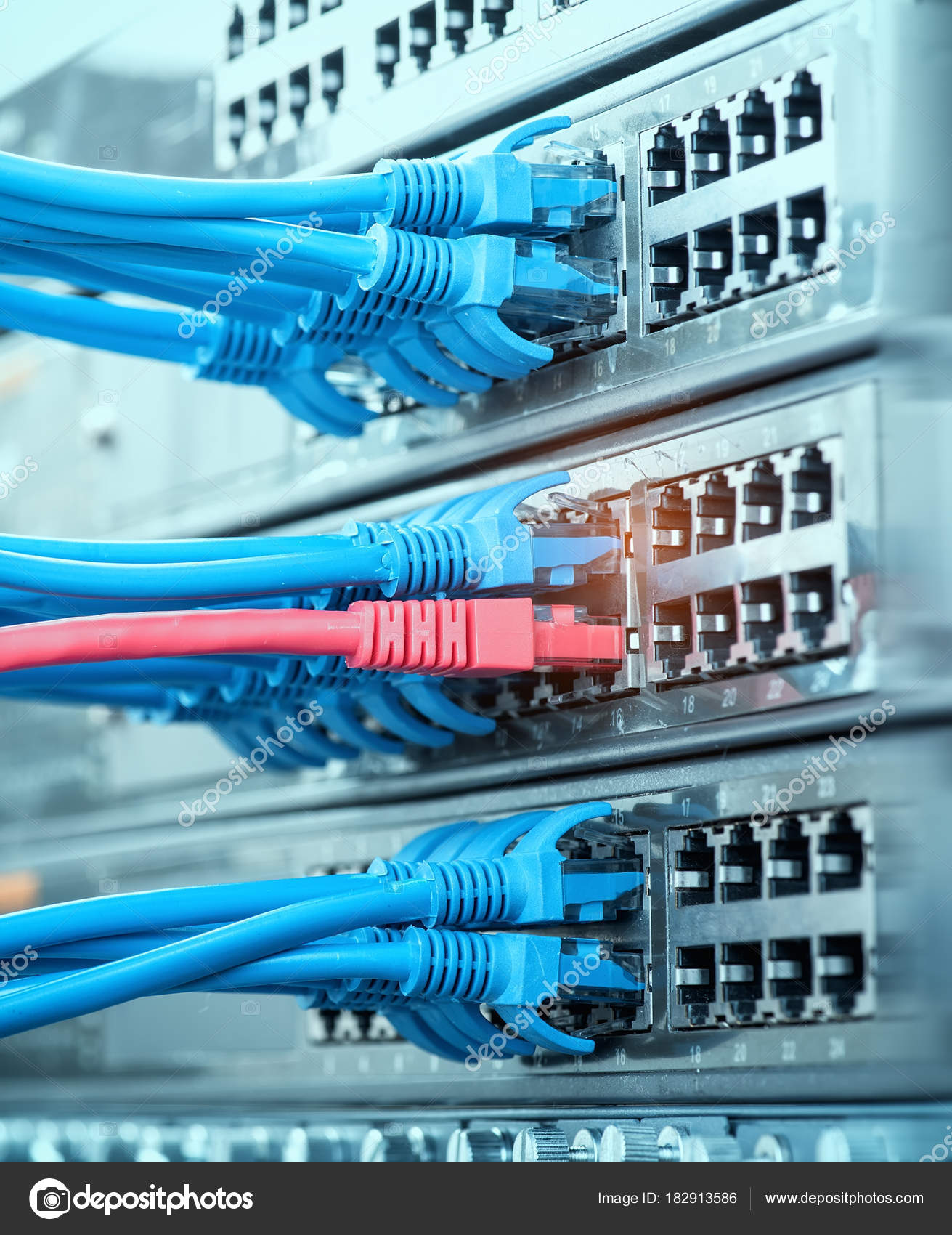 Ethernet Cable Network Switches Background Stock Photo by ©firefox ...