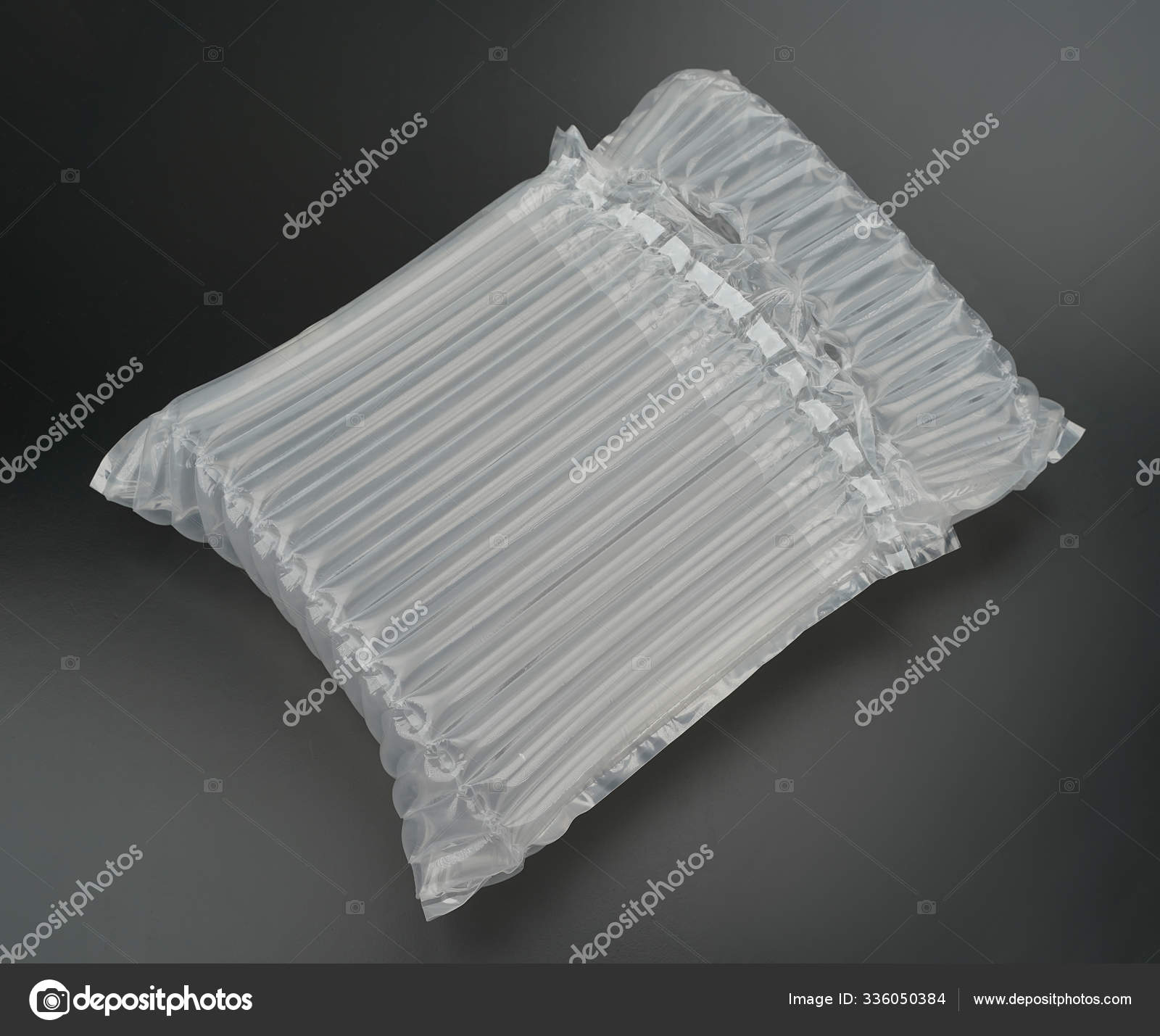 Plastic translucent air packaging, protection of goods. — Stock Photo ...