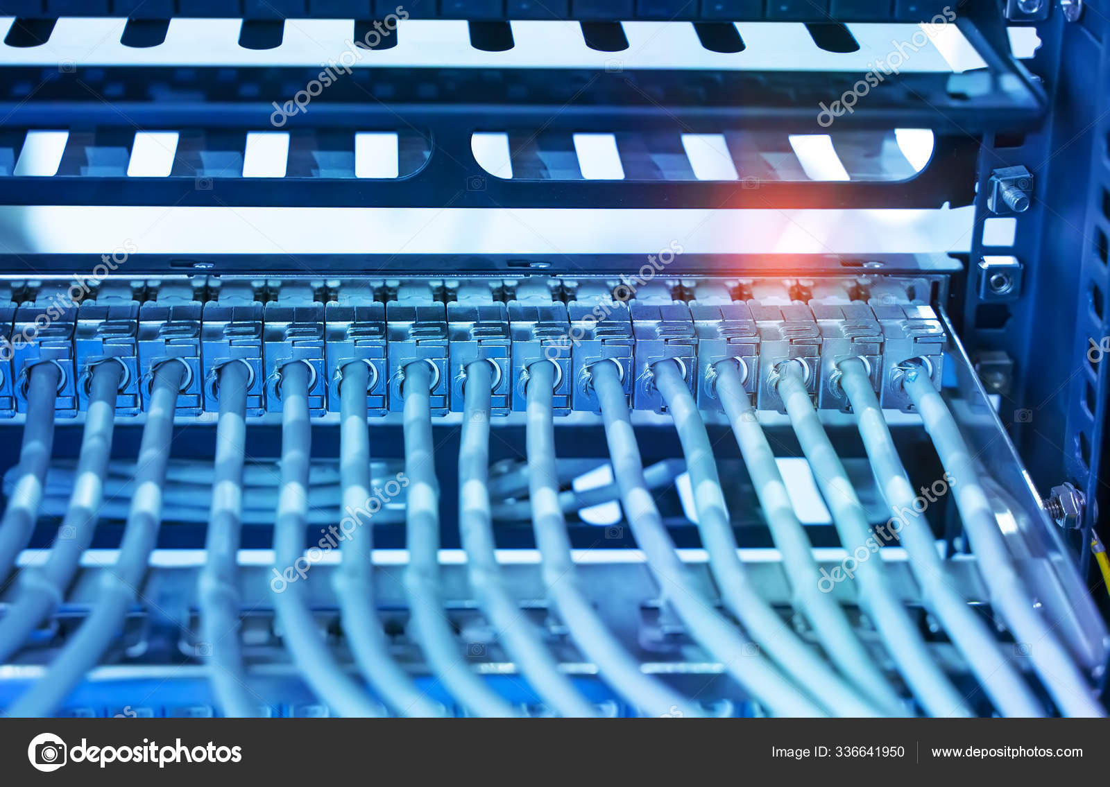 Cabo Rede Switch Firewall Rack Servidor Data Center Computação Nuvem ...