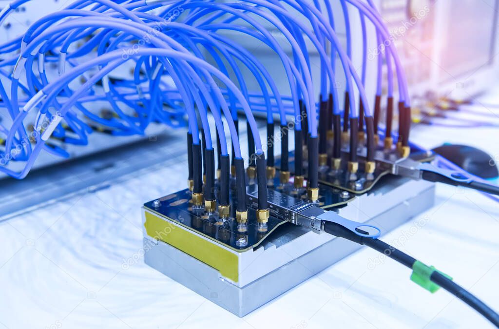 cable azul en el tablero de control 2022