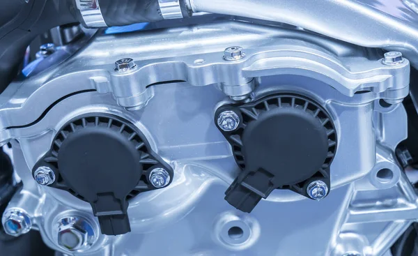 Modern Güçlü Araba Motoru Bölümü — Stok Foto © firefox #115552228