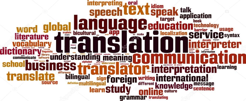 Translation word cloud Stock Vector Image by ©Boris15 #127807272