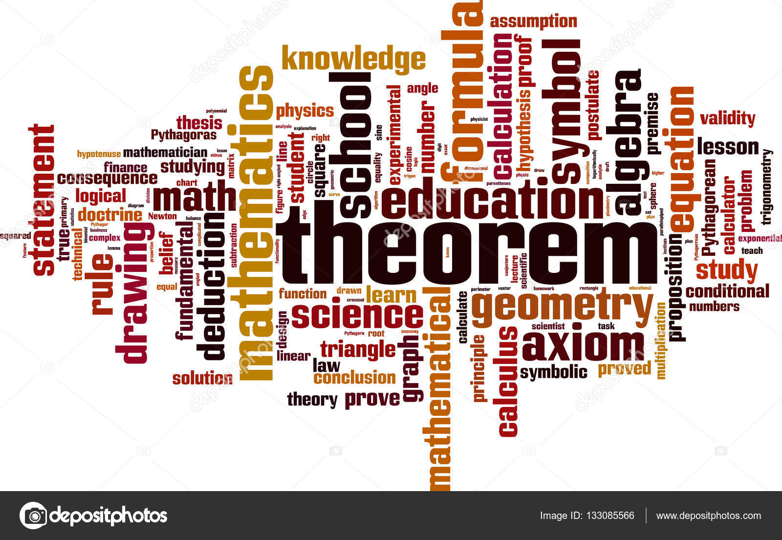 Theorem word cloud Stock Vector by ©Boris15 133085566