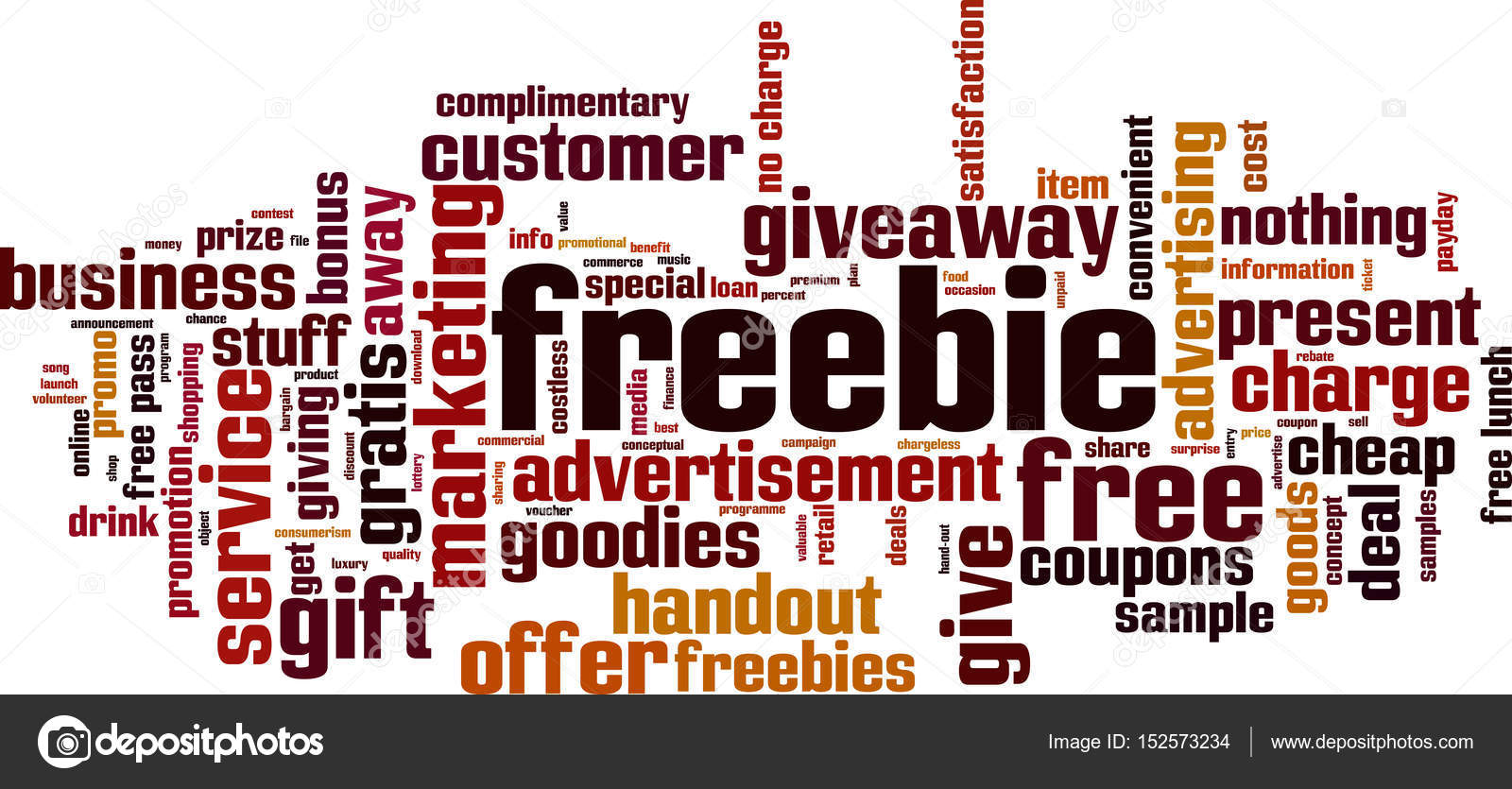 Freebie word cloud Stock Vector Image by ©Boris15 #152573234