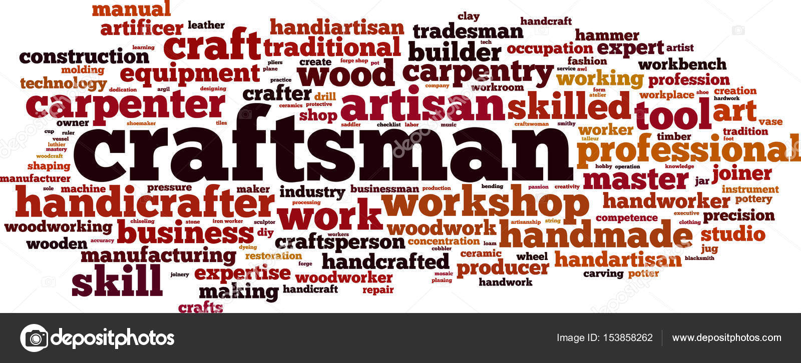 Craftsman word cloud Stock Vector Image by ©Boris15 #153858262