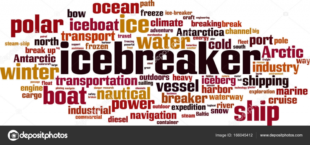 Icebreaker word cloud Stock Vector Image by ©Boris15 #166045412