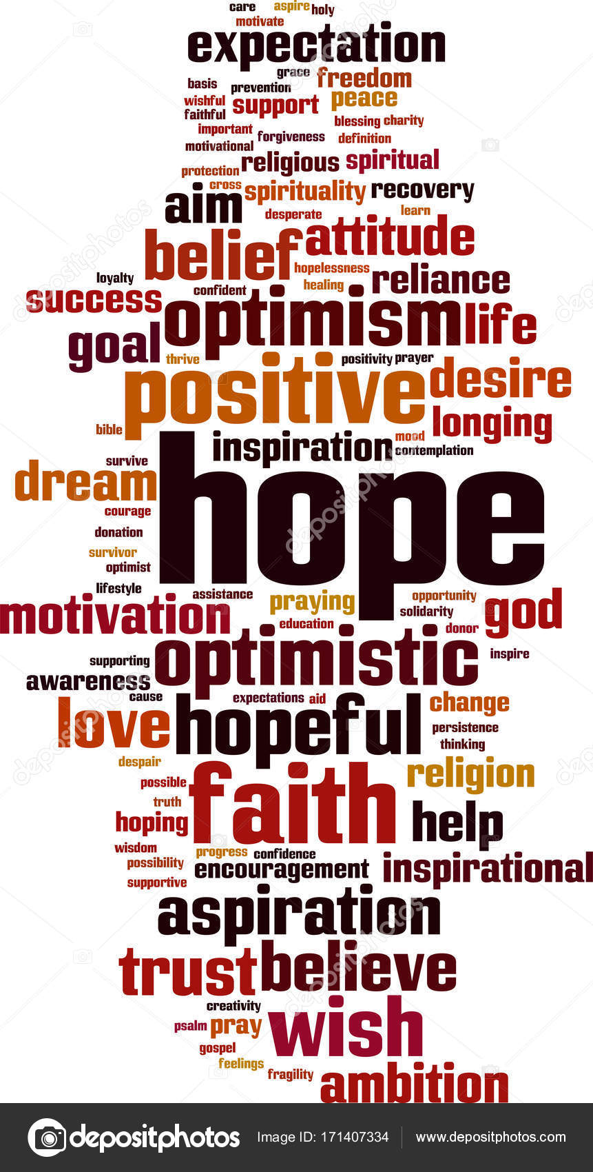 Hope word cloud Stock Vector Image by ©Boris15 #171407334