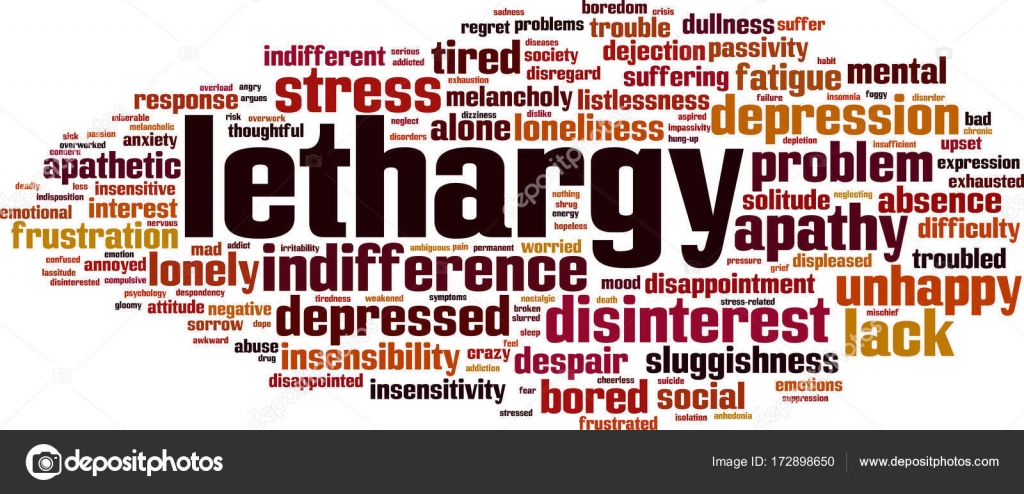 Lethargy word cloud Stock Vector Image by ©Boris15 #172898650