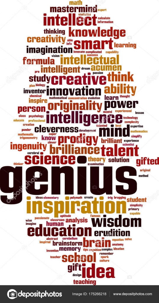 Genius Word Cloud Concept Vector Illustration — Stock Vector © Boris15 ...