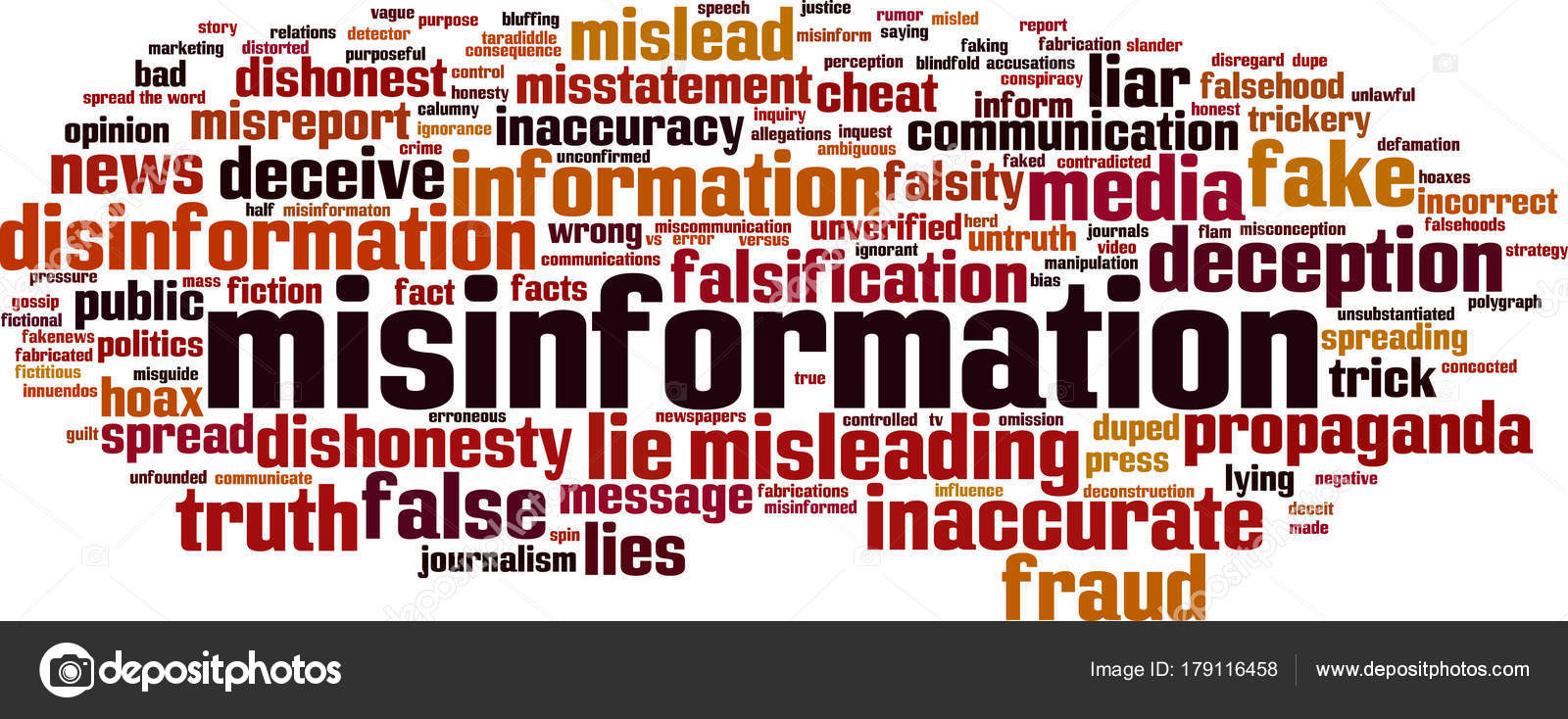 Misinformation Word Cloud Concept Vector Illustration Stock Vector ...