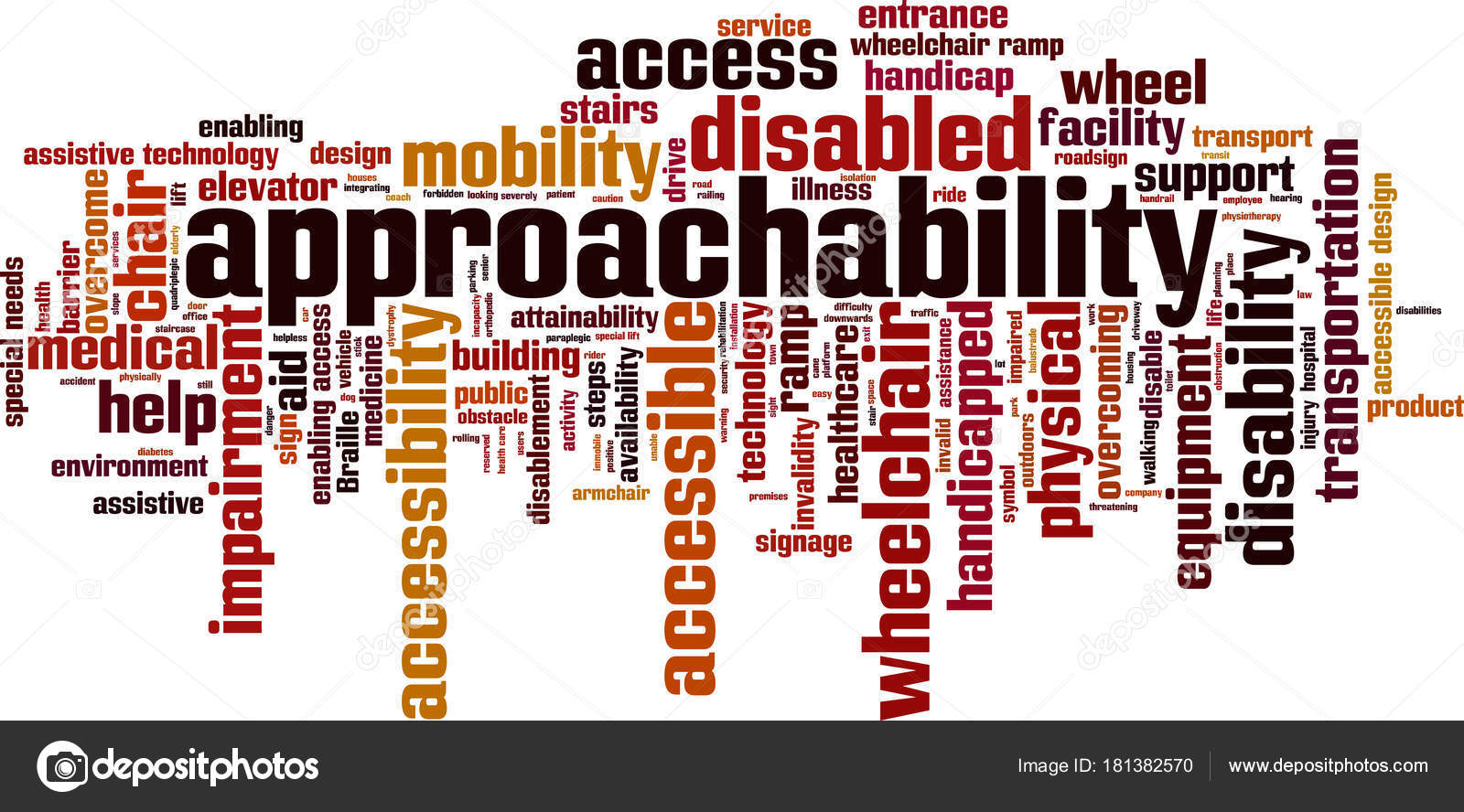 Approachability Word Cloud Concept Vector Illustration Stock Vector by ...