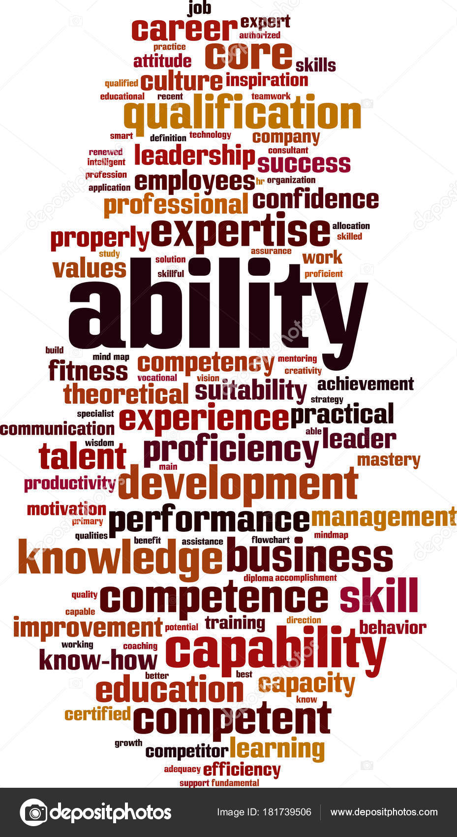 Ability Word Cloud Concept Vector Illustration Stock Vector by ©Boris15 ...