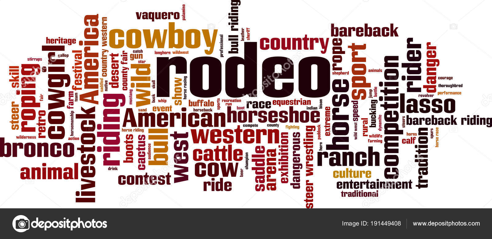 Rodeo Word Cloud Concept Vector Illustration Stock Vector by ©Boris15 ... Rodeo Word Cloud Concept Vector Illustration Stock Vector by ©Boris15 ...