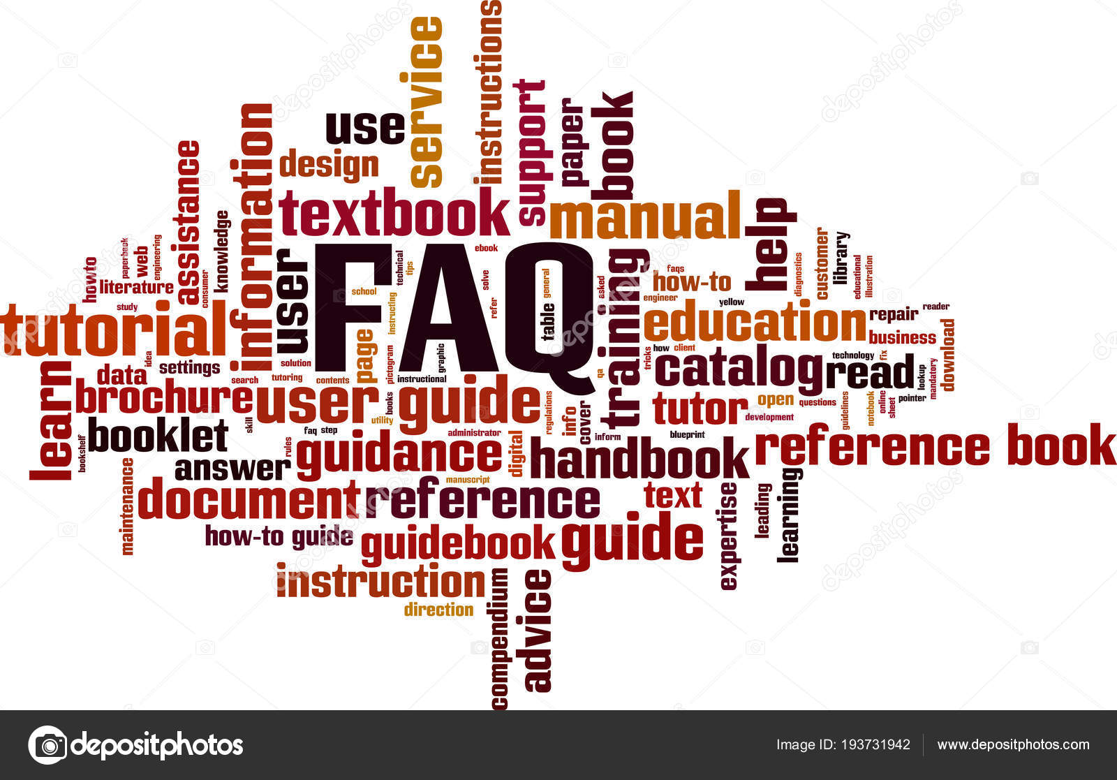 Faq Word Cloud Concept Vector Illustration Stock Vector by ©Boris15 ...