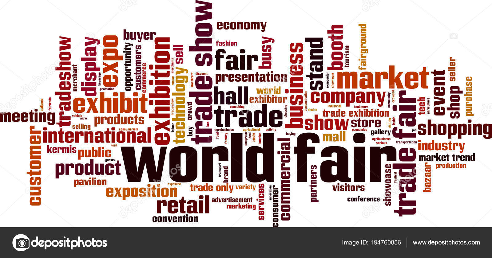 World Fair Word Cloud Concept Vector Illustration Stock Vector by ...