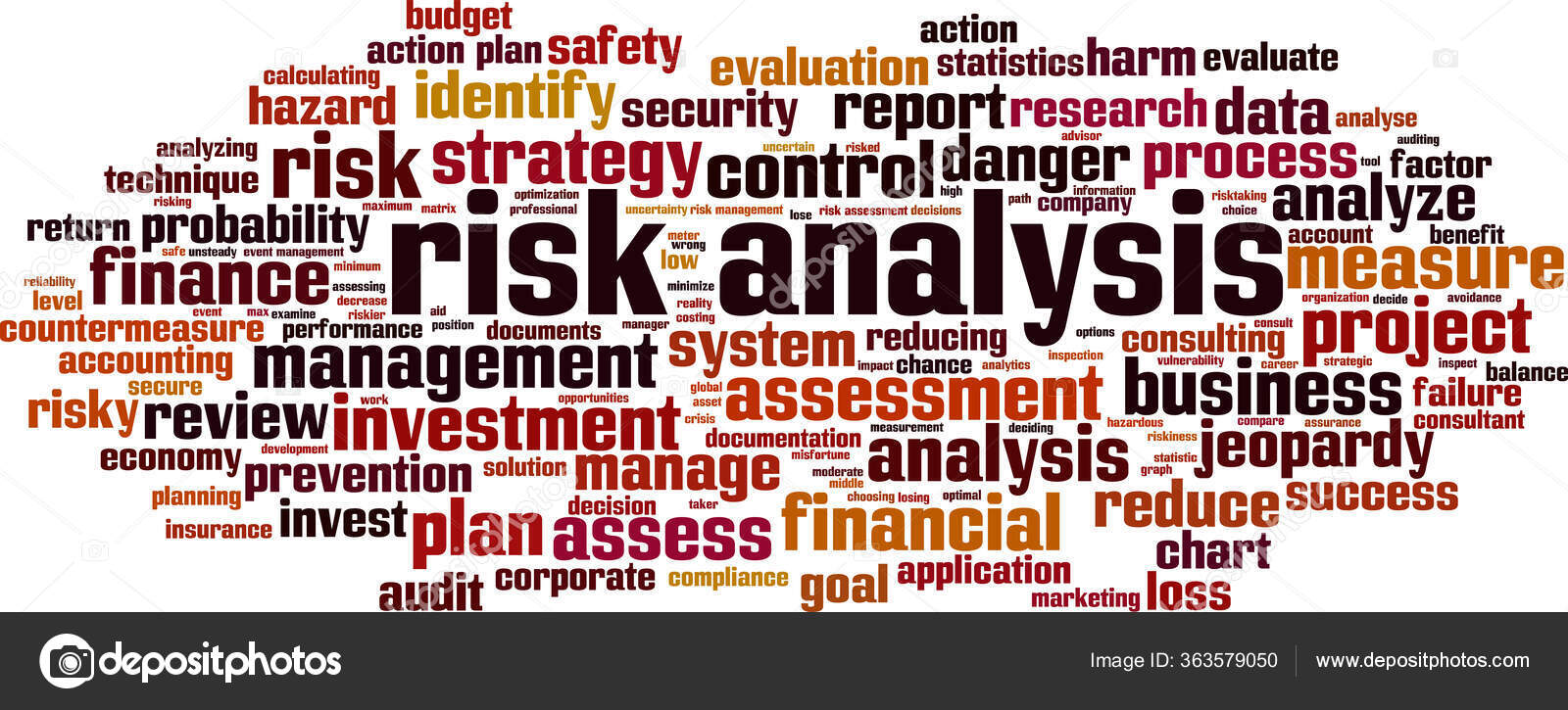 Risk Analysis Cloud Concept Collage Made Words Risk Analysis Vector ...