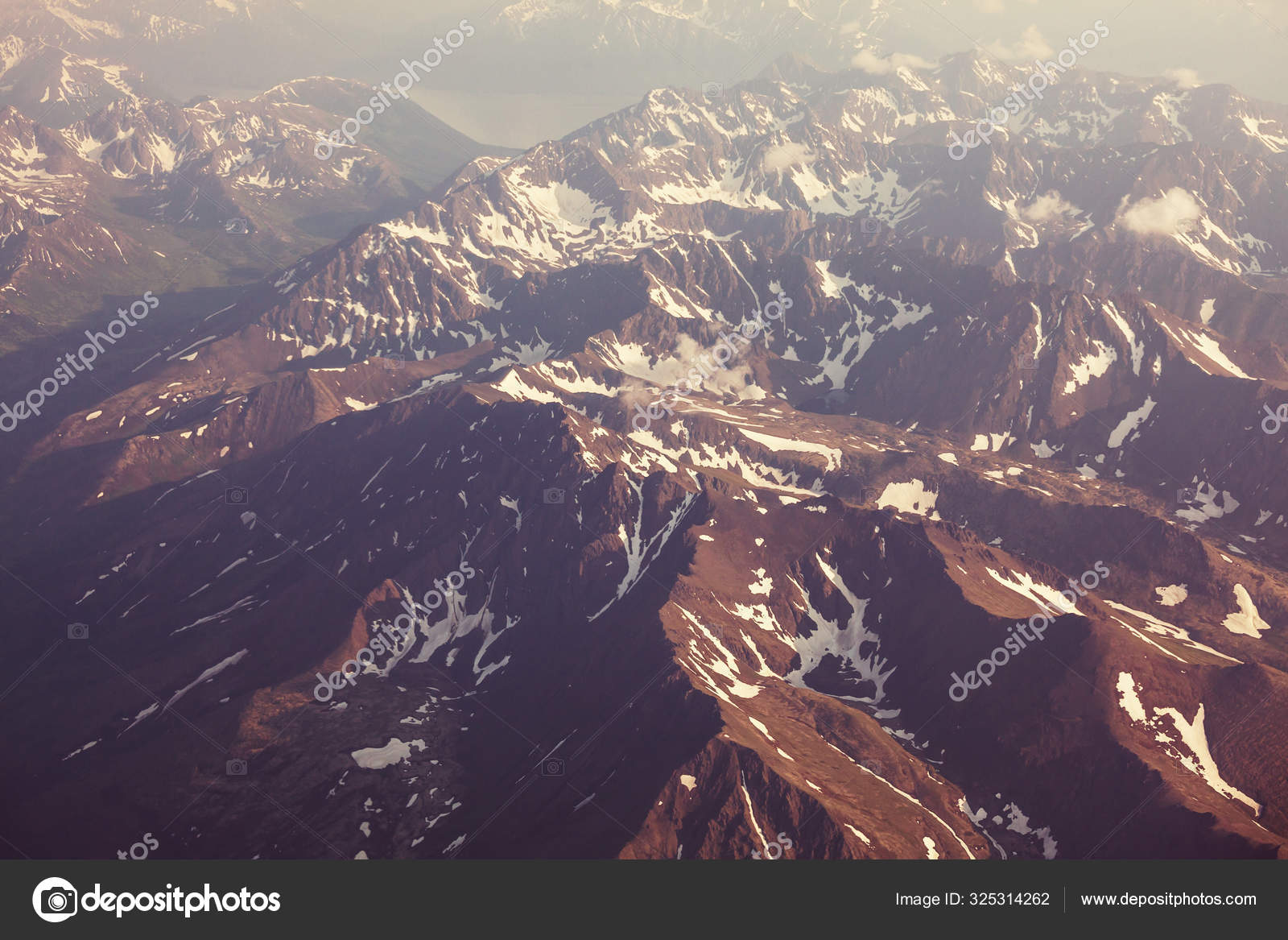 High Mountains View Frow — Stock Photo © kamchatka #325314262