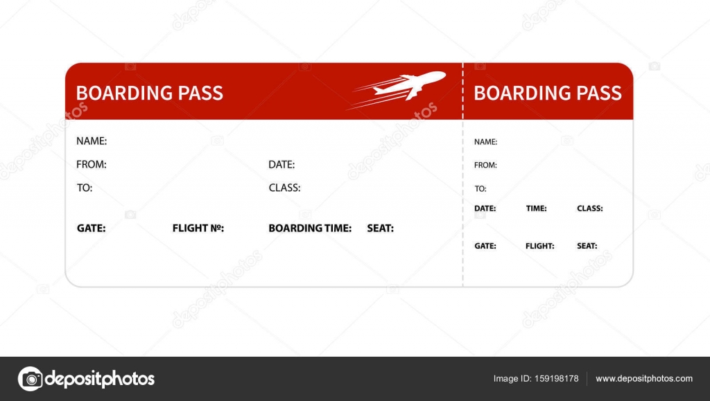 Red boarding pass Stock Vector Image by ©Nataly-Nete #159198178
